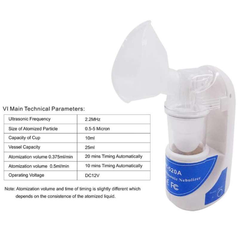 Jual Alat Bantu Pernafasan Uap Penghilang Dahak Asma Ultrasonic ...