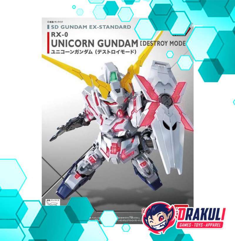 Jual BANDAI Plamo SD Gundam Ex-Standard Unicorn Gundam 005 di Seller Drakuli Games Official ...