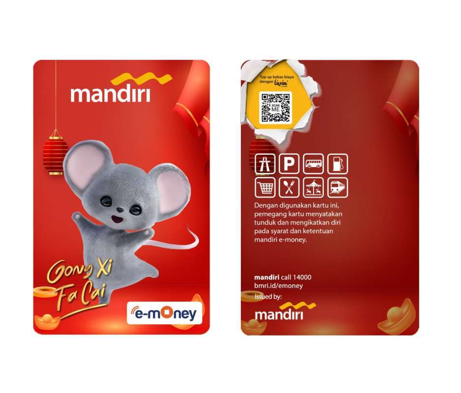 Jual Mandiri E-money Edisi Imlek 2024 - Shio Tikus Di Seller Mandiri E ...