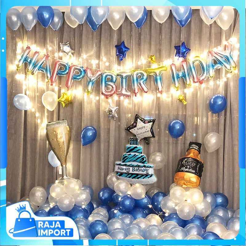Jual 5508 Balon Set Happy Birthday / Balon Ulang Tahun / Balon Pesta ...