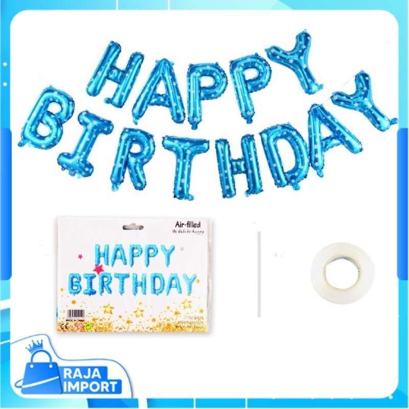 Jual 5508 Balon Set Happy Birthday / Balon Ulang Tahun / Balon Pesta ...