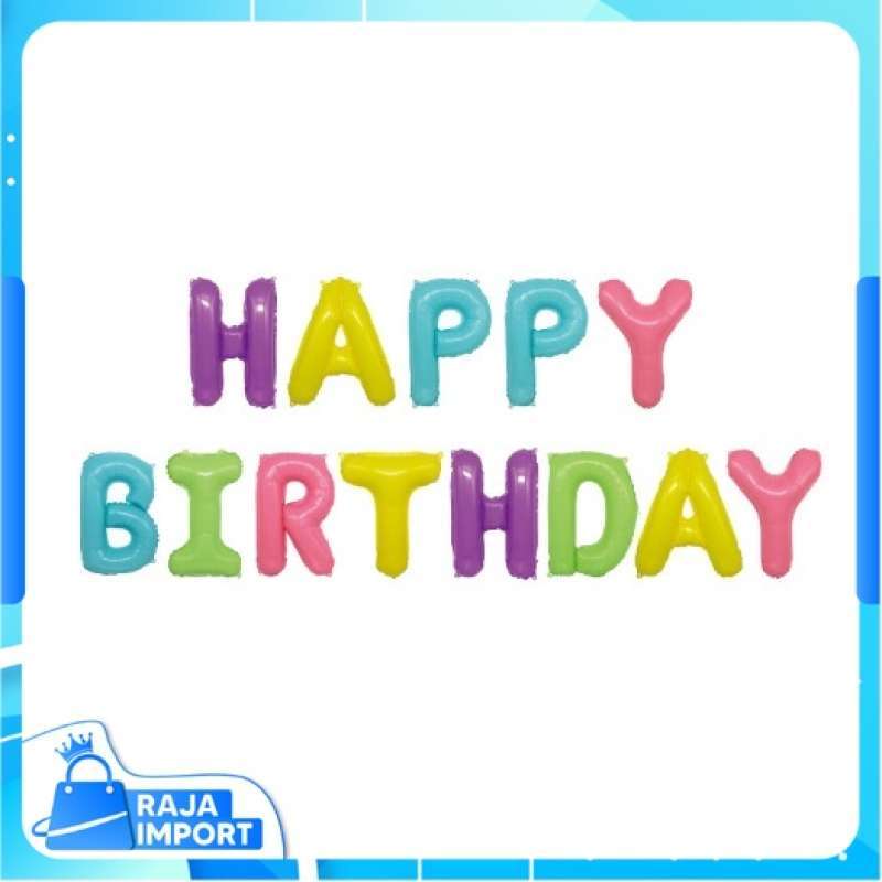 Jual 5508 Balon Set Happy Birthday / Balon Ulang Tahun / Balon Pesta ...