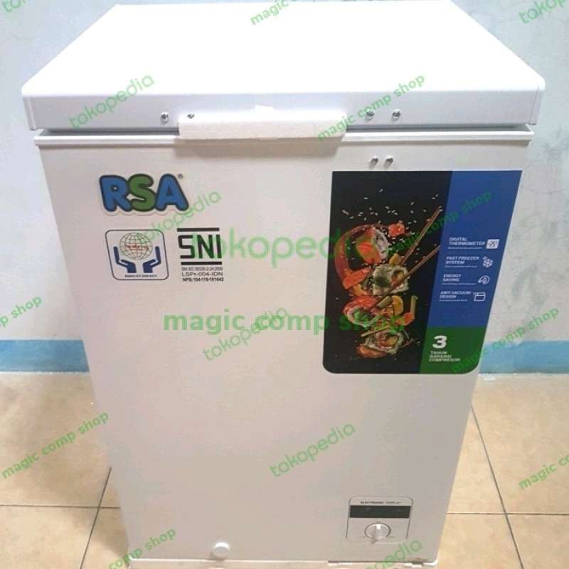 Promo RSA CF-110 Chest Freezer Box CF110 Frozen Food Diskon 33% di ...