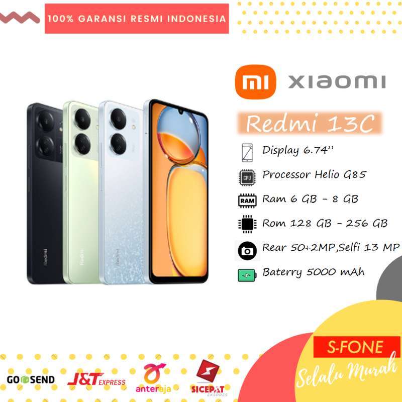 Jual Redmi 13C 8/256 GB Garansi Resmi - White di Seller CV. Mitra ...
