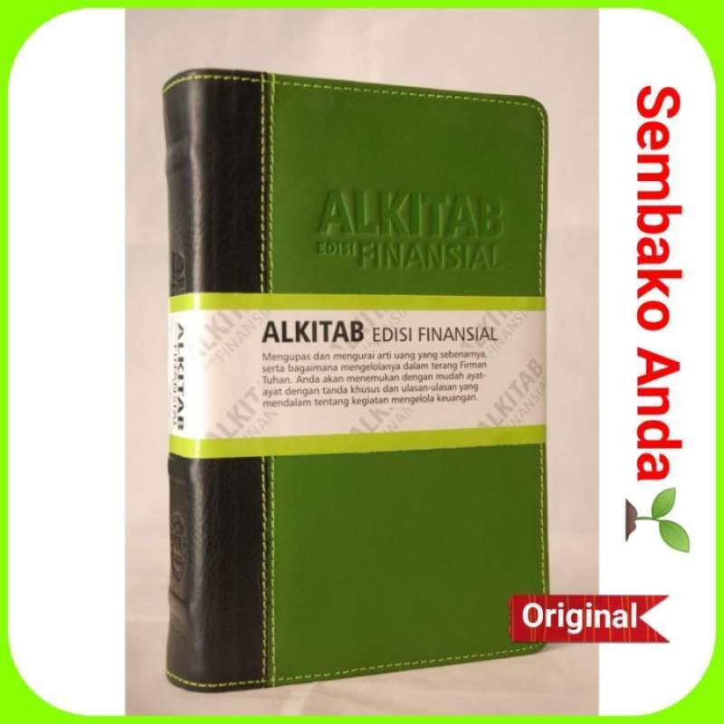 Promo Alkitab Edisi Finansial. Cover Kulit Asli. Lembaga Alkitab ...