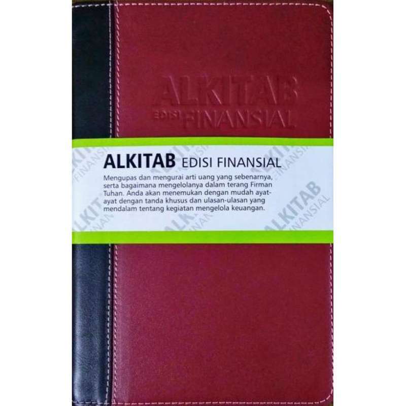 Promo Alkitab Edisi Finansial. Cover Kulit Asli. Lembaga Alkitab ...