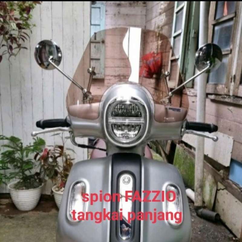 Promo SPION YAMAHA FAZZIO MODEL RETRO BULAT KLASIK TANGKAI PANJANG ...