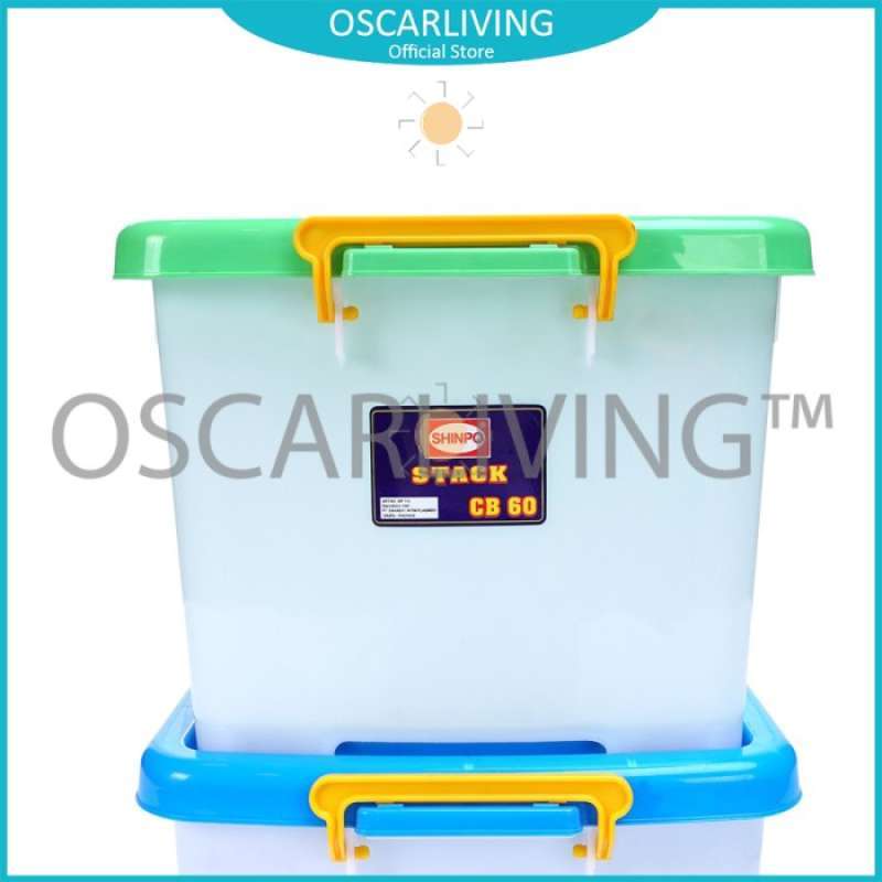 Promo New Shinpo 113 Cb 60 Box Container+Roda 60 Liter / Kotak ...