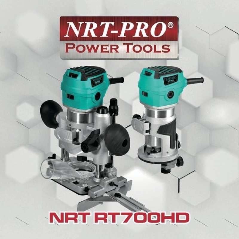 Promo Nrt Pro Rt700hd Mesin Router Trimmer 2in1 Profil Wood Trimer ...