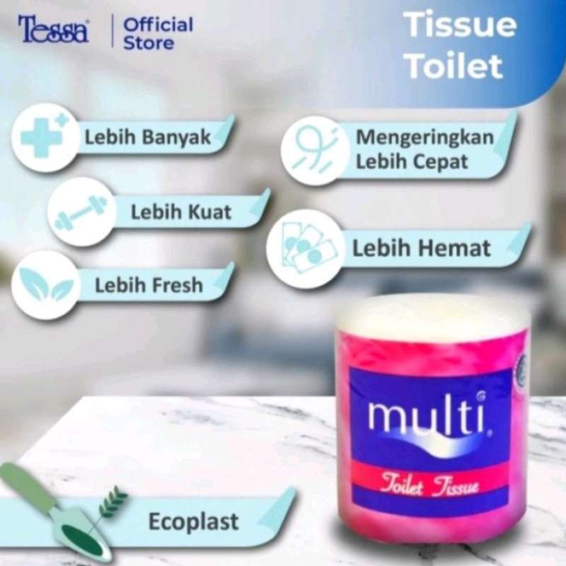 Jual Tissue Toilet Multi Roll | Tisu tisue gulung 2 ply rol pink single ...