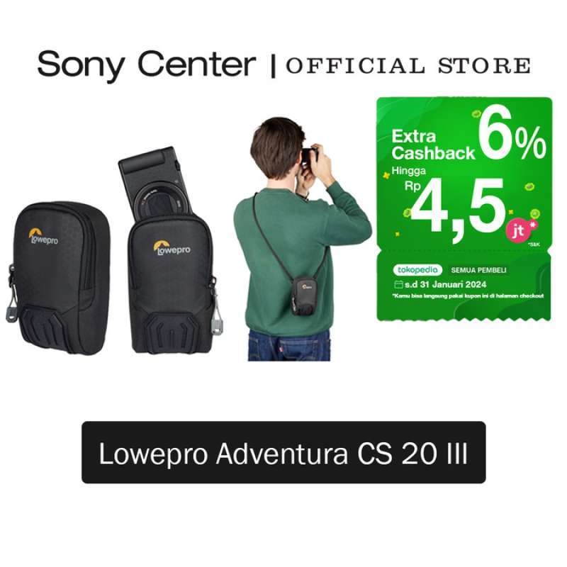 Promo Lowepro Adventura CS 20 III Compact Camera Bag CS20 III - Black Diskon 23% di Seller Rocho ...