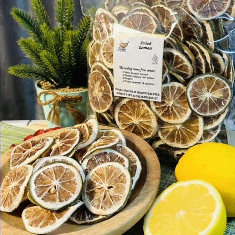 Promo Lemon Kering Iris 1 Kg - Dried Lemon Slice Diskon 13% Di Seller ...