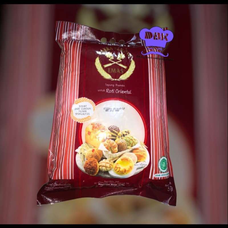 Promo TEPUNG CAKRA KEMBAR EMAS ROTI ENTAL 5kg cakra mas premium Diskon ...