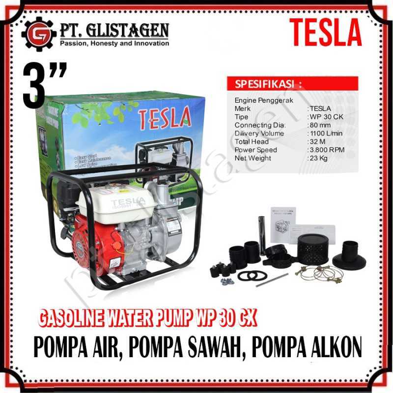 Jual Tesla Wp 30 Cx Pompa Air Irigasi Sawah 3 Alkon Water Pump Di ...