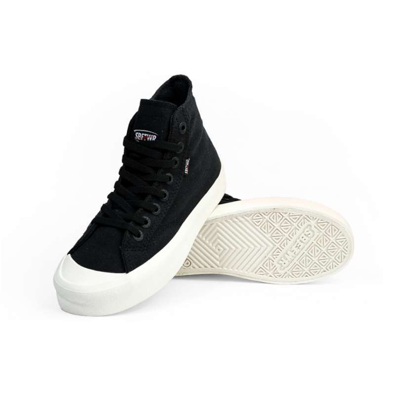 Promo Saba Basic High Black White - Sepatu Sneakers Casual Pria Wanita ...