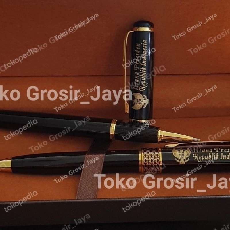 Jual pulpen bolpoint mewah set exclusive istana presiden di Seller ...