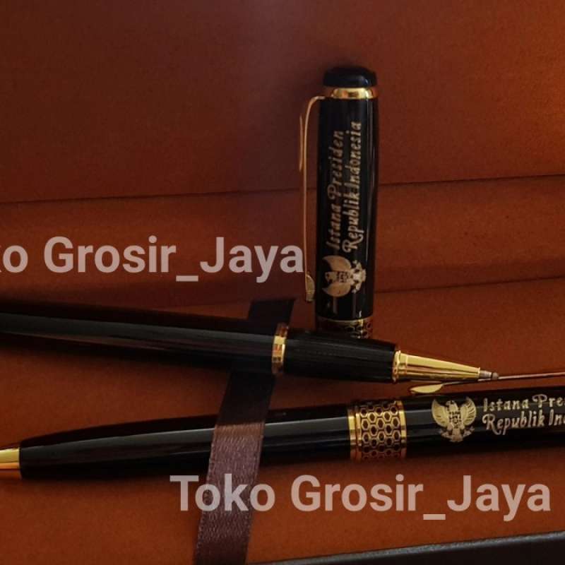 Jual pulpen bolpoint mewah set exclusive istana presiden di Seller ...