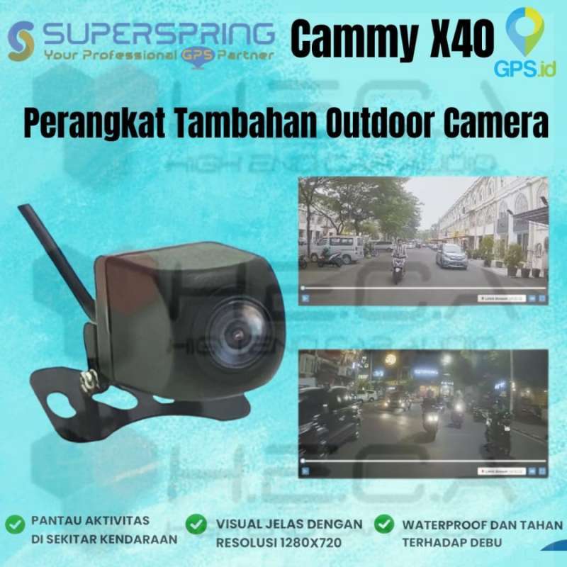 Jual Superspring Outdoor Camera Dvr Cammy X40 Rear Kamera Belakang Di Seller High End Car Audio ...