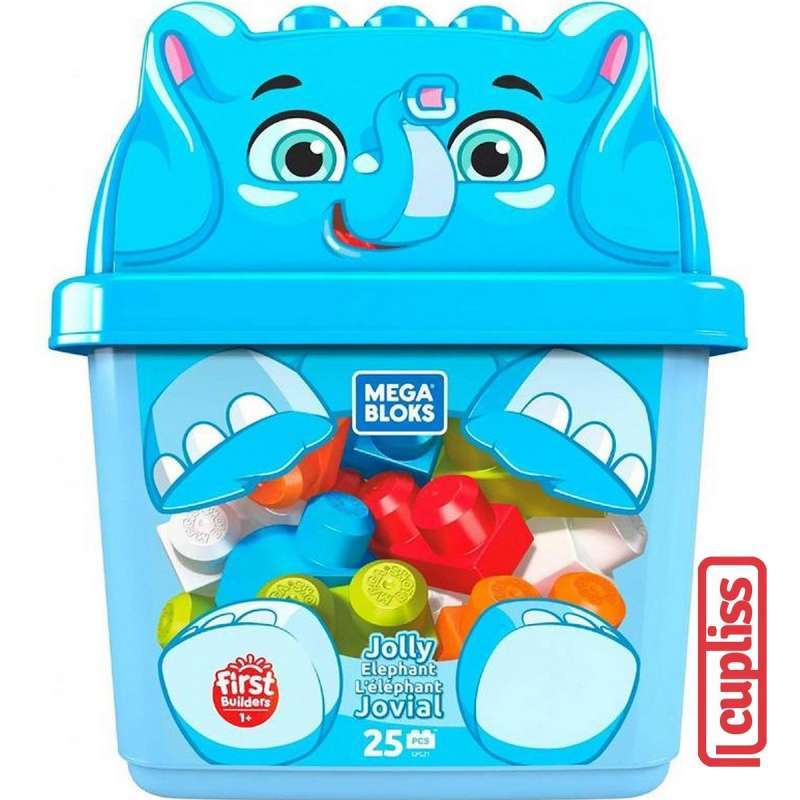 Promo Fisher Price GPG21 Mega Bloks Animal Jolly Elephant GCT46 Diskon ...