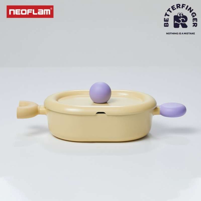 Promo Neoflam Better Finger Low Casserole 24Cm / Panci Keramik Induksi ...