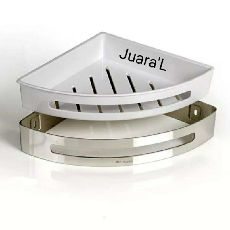 Promo Sale Rak Sudut Stainless . Tempat Sabun Sudut . Rak Siku Diskon ...