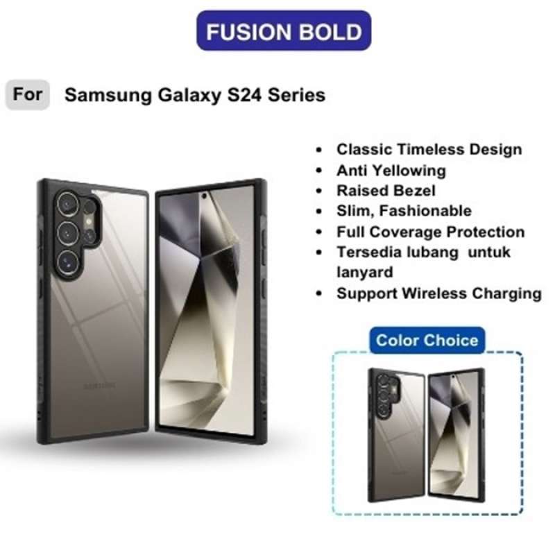 Promo Case Samsung Galaxy S24 Ultra Plus Ringke Fusion Bold Shockproof