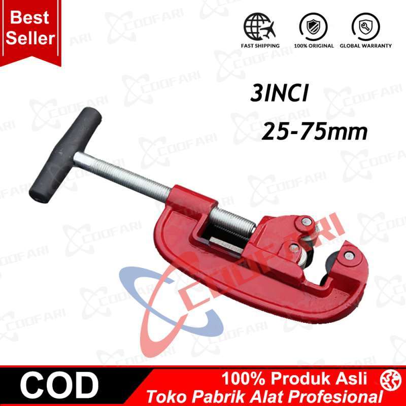 Promo Alat Pemotong Potong Pipa Besi Manual Pipe Cutting 2 2 Inchi / 3 ...