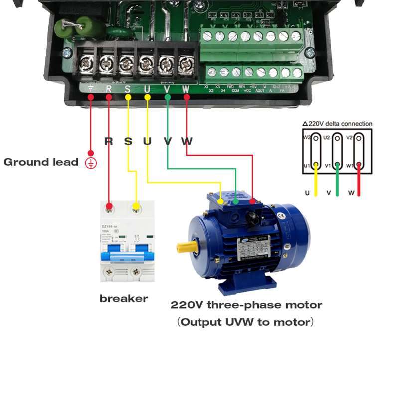 Promo Inverter Frekuensi Variabel 2hp 1.5kw/2.2kw input 1phase 220V output 3phase 220V Speed ...
