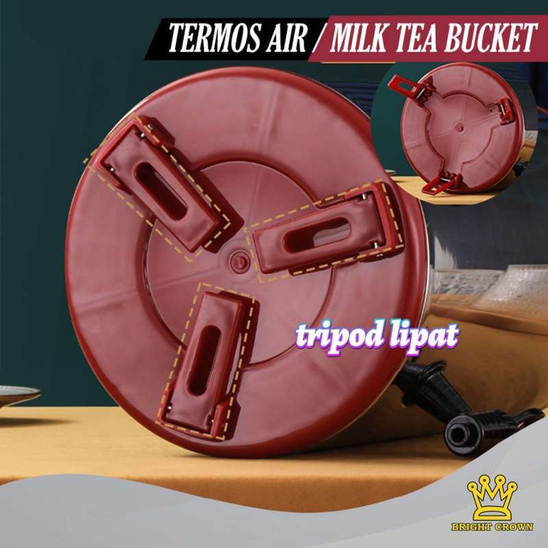 Promo Water Tank Jug Milk Tea Stainless Steel 8L 10L 12L- Dispenser ...