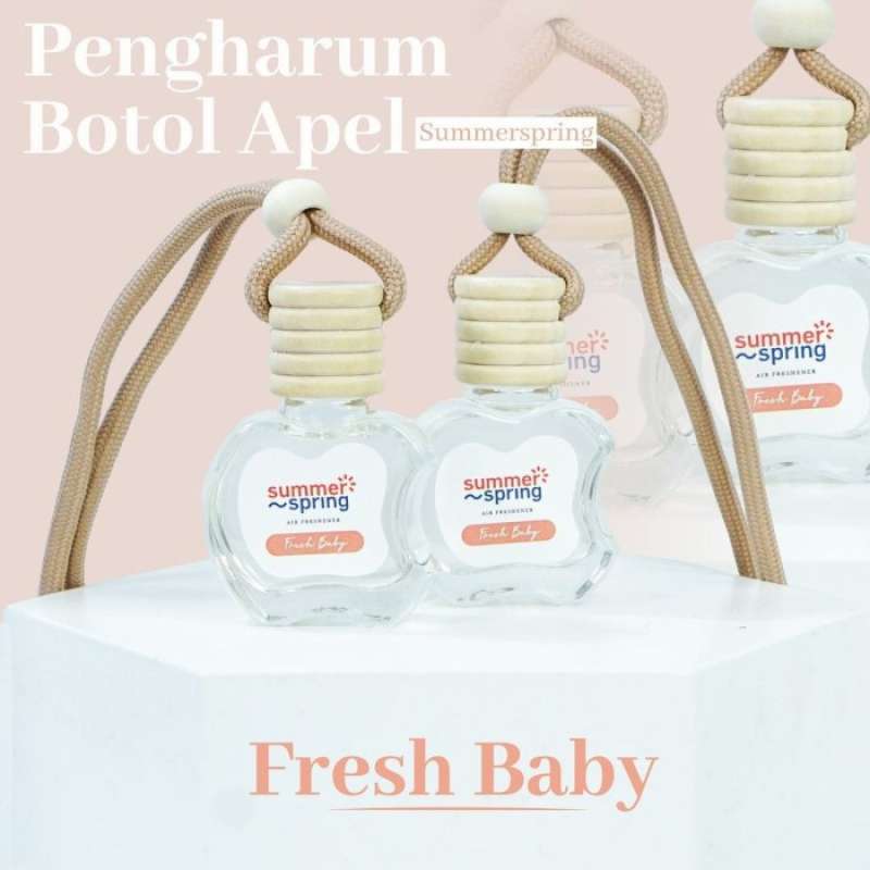 Jual Summerspring Pengharum Parfum Ruangan Mobil Botol Apel - Fresh ...
