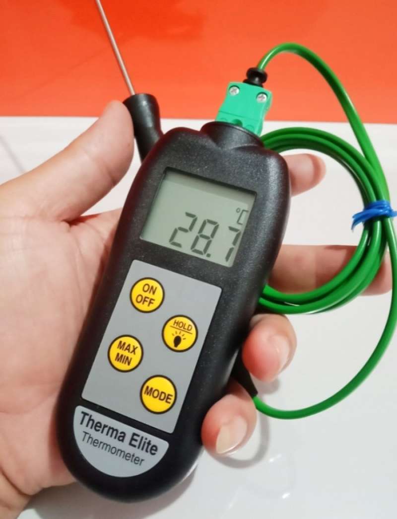 Promo INDUSTRIAL THERMOMETER THERMA ELITE INCLUDE K PENETRATION PROBE ...