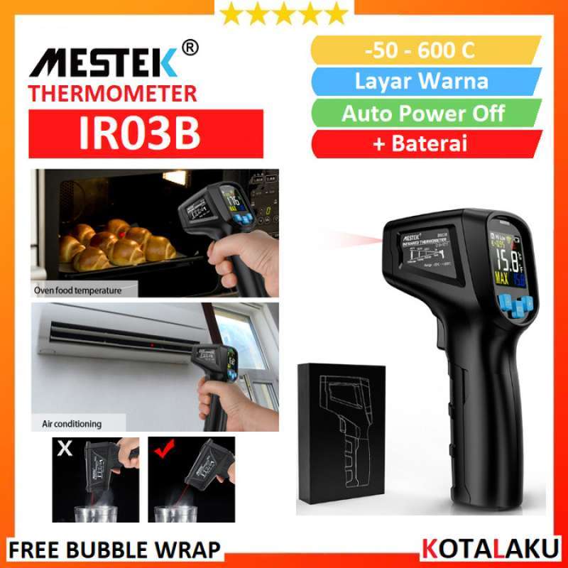 Promo THERMOMETER INDUSTRI INFRARED THERMO 600 MESTEK IR03B AI455 ...