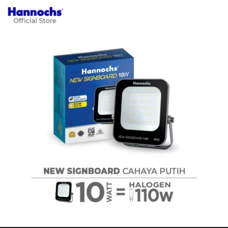 Promo FLOOD LIGHT LED NEW SIGNBOARD 10 WATT HANNOCHS -POROSWONDERLAND ...
