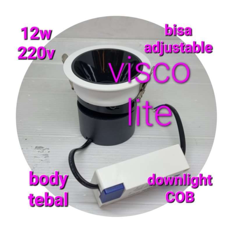 Promo DOWNLIGHT COB 4000K 12W 12WATT / SPOTLIGHT PLAFON LED 12 WATT 12 W 220 -POROSWONDERLAND ...