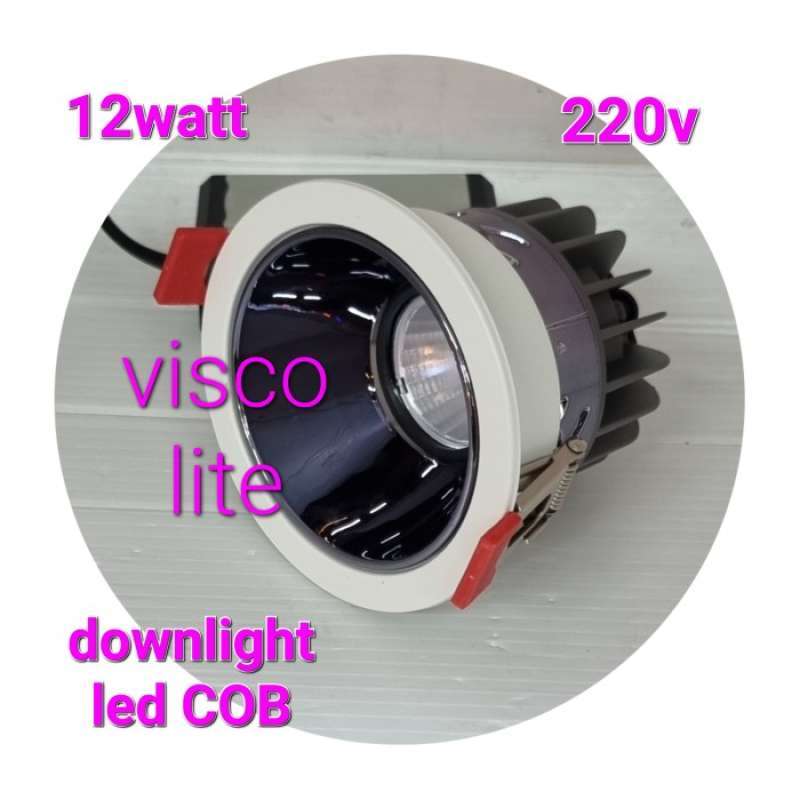 Promo DOWNLIGHT COB 4000K 12W 12WATT / SPOTLIGHT PLAFON LED 12 WATT 12 W 220 -POROSWONDERLAND ...