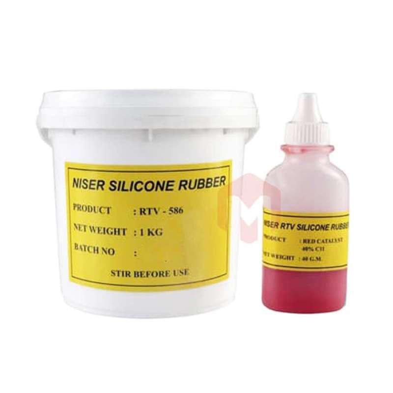 Promo SILICONE RUBBER RTV 586 DAN CATALYST (1KG DAN 40CC) -CEPAT KERING ...