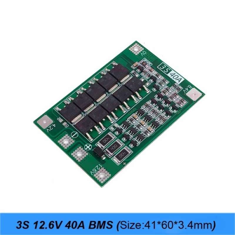 Promo New 3S25A Bms 11.1V 18650 Battery Protection Board Balanced ...
