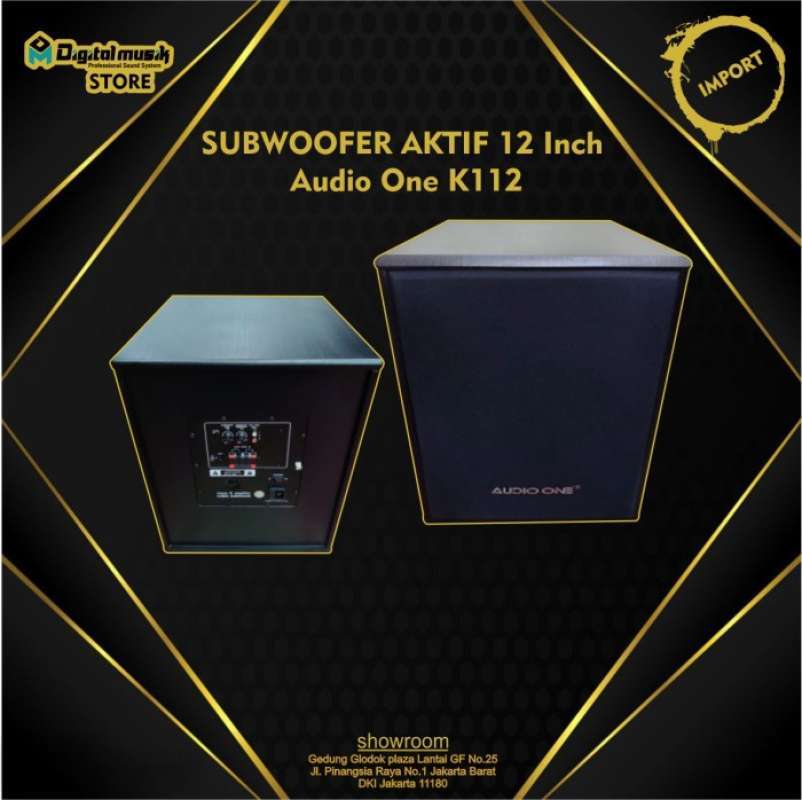Promo SUBWOOFER AKTIF 12 INCH RAM BESI AUDIO ONE K112 - DIGITAL MUSIK STORE - XIONSTORE Diskon ...