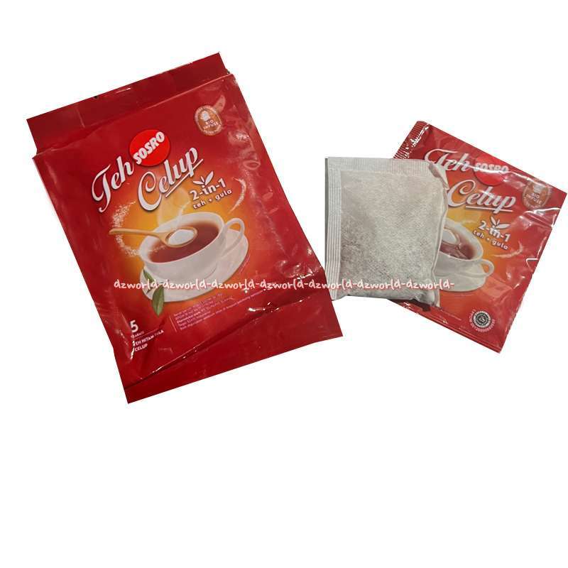 Jual Teh Sosro Celup 2in1 Teh Plus Gula Dalam Kemasan 5sachet di Seller ...