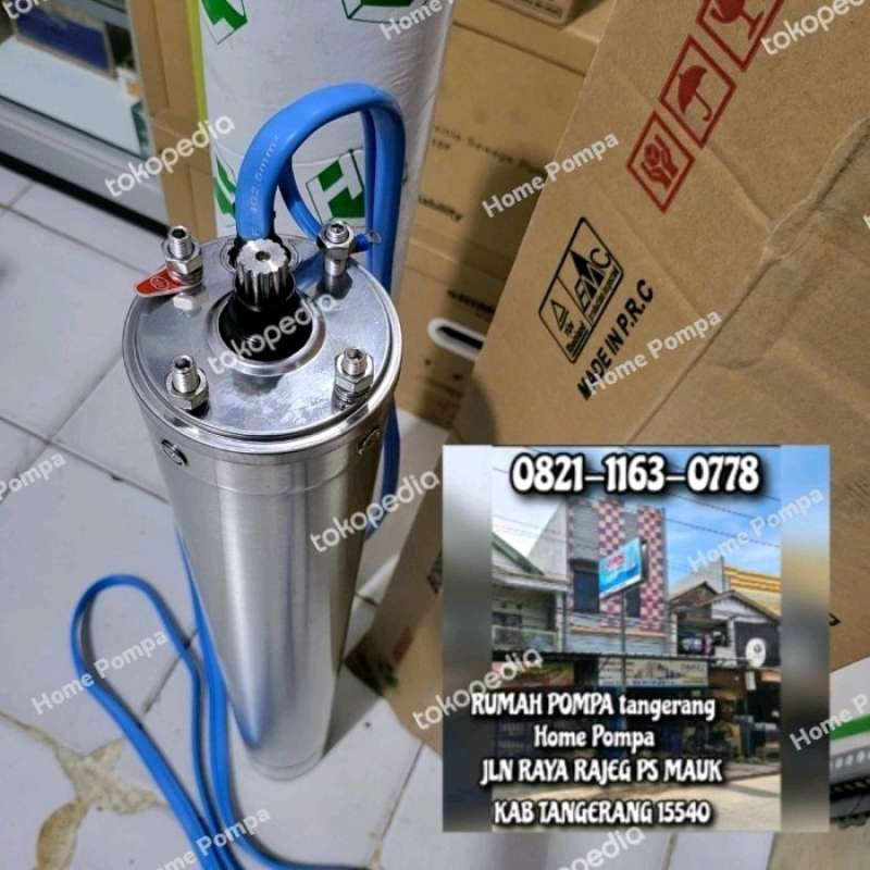 Promo SUBMERSIBLE MOTOR 4 HCL 3HP 3PHASE DINAMO POMPA SATELIT HCL PUMP ...