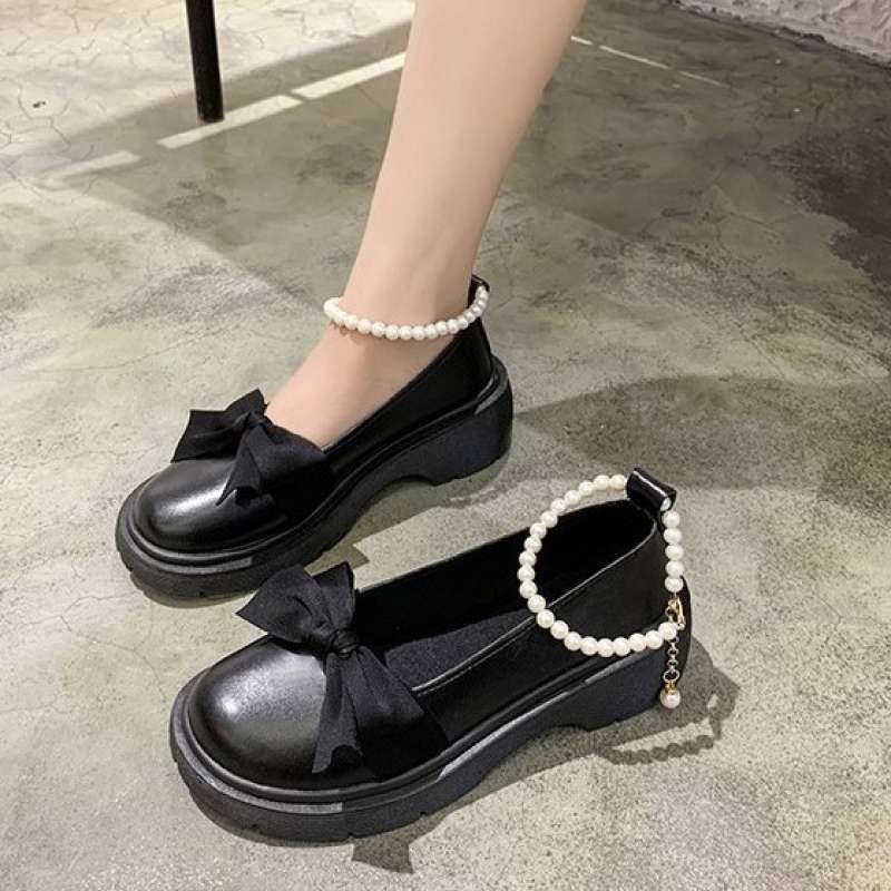 Promo Marry jane Shoes Sepatu Korean Style Import Docmart Wanita Cantik ...