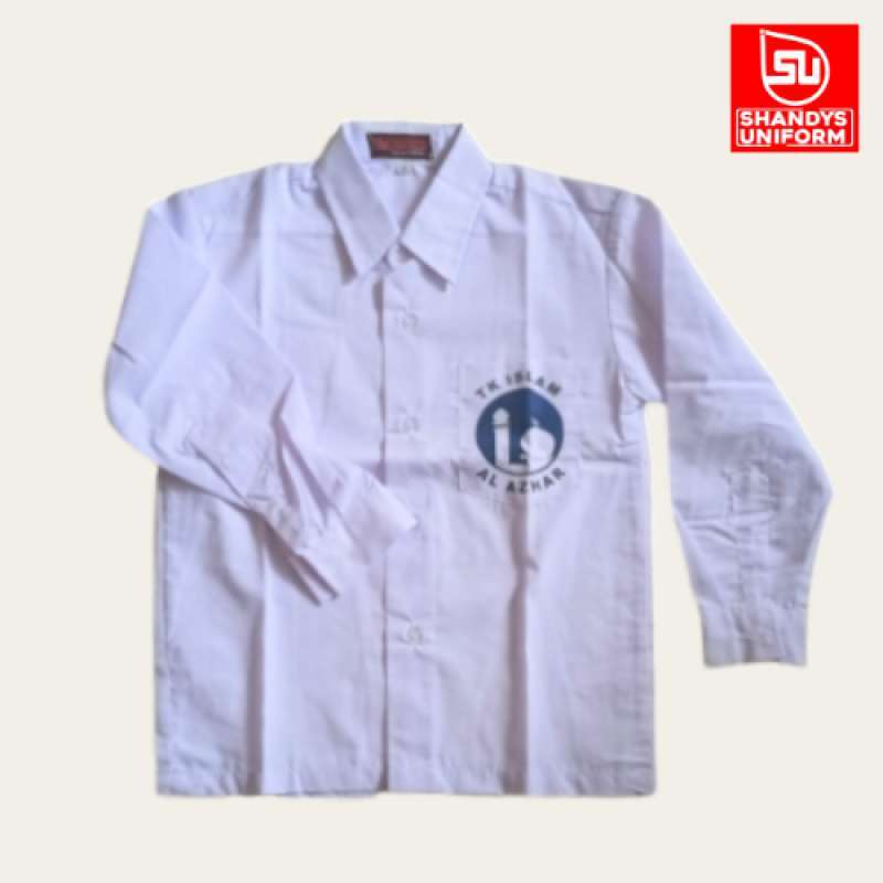 Jual Shandys Uniform I Seragam TK Al Azhar model baju kemeja putih ...