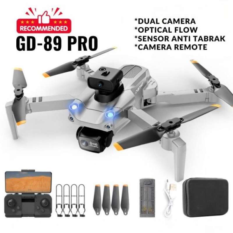 Jual GD89PRO Profesional Drone 4K HD 2 Kamera dan Sensor Anti Tabrak 5 ...