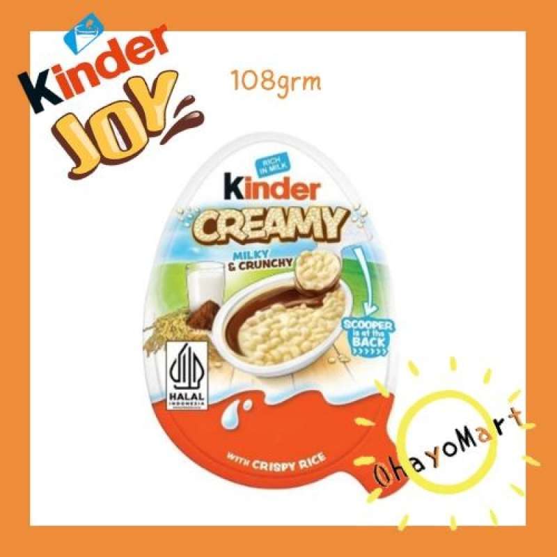 Jual Kinder Joy Creamy Milky & Crunchy / Chocolate Hazel With Crispy ...