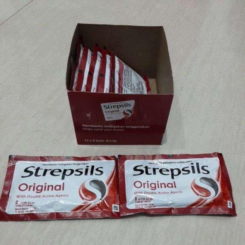 Jual STREPSIL ORIGINAL BOX ISI 12 SACHET di Seller Apotek Berkah Utama ...