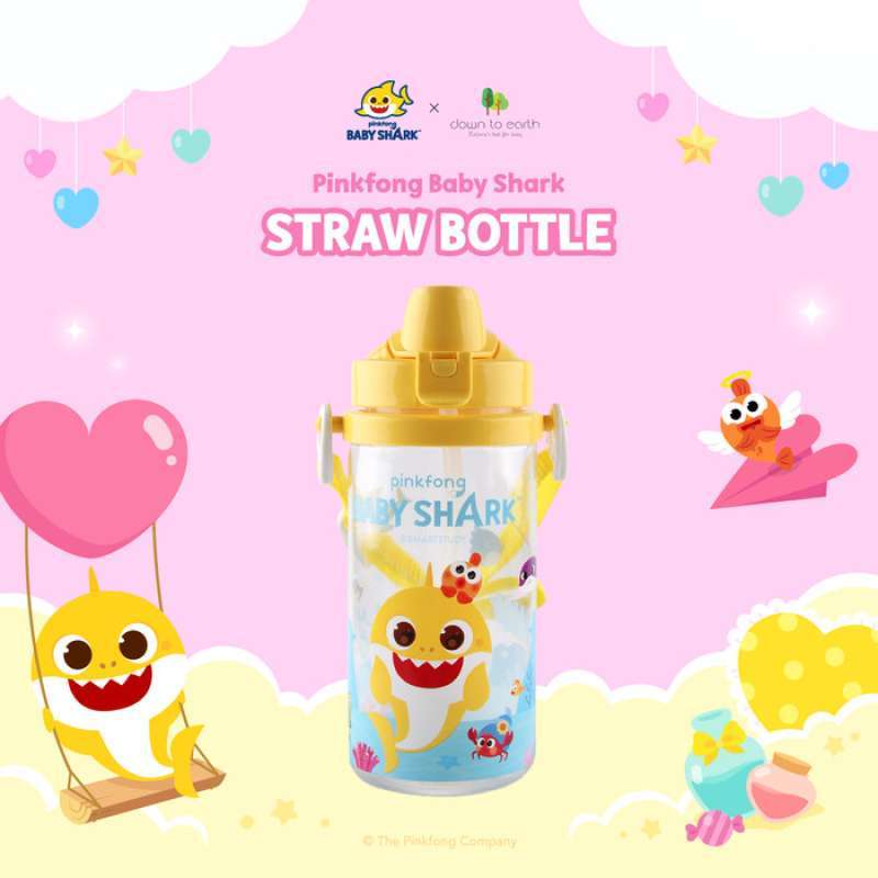 Promo Terbaik Pinkfong Baby X Dte Straw Strap Water Bottle/botol Minum ...
