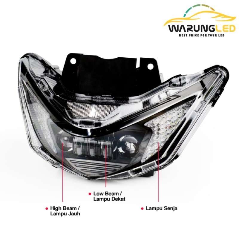 Jual LAMPU LED UTAMA MOTOR NEW BEAT 9NINE LUXIMOS 30 WATT EXTREME ...