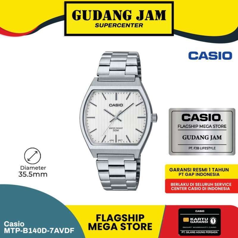 Jual Casio General MTP-B140D-7AVDF MTP-B140D MTP-B140 MTPB140D MTPB140 ...