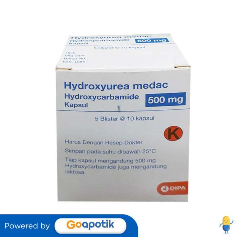 Jual Hydroxyurea Medac 500 Mg Box 50 Kapsul Di Seller Apotek Mozza ...