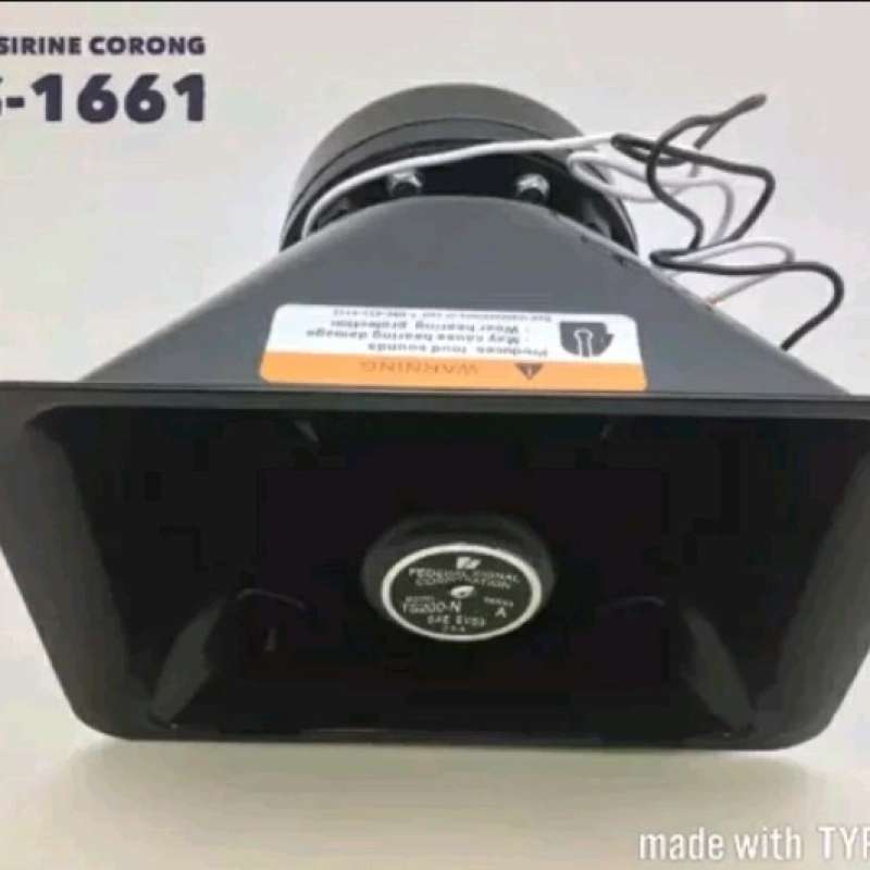Promo TOA SIRENE PATWAL CORONG KOTAK HITAM 200 WATT BISA UNTUK MODUL ...